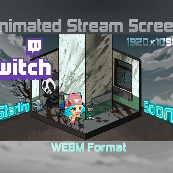 Ghostface Overlay Twitch - Etsy