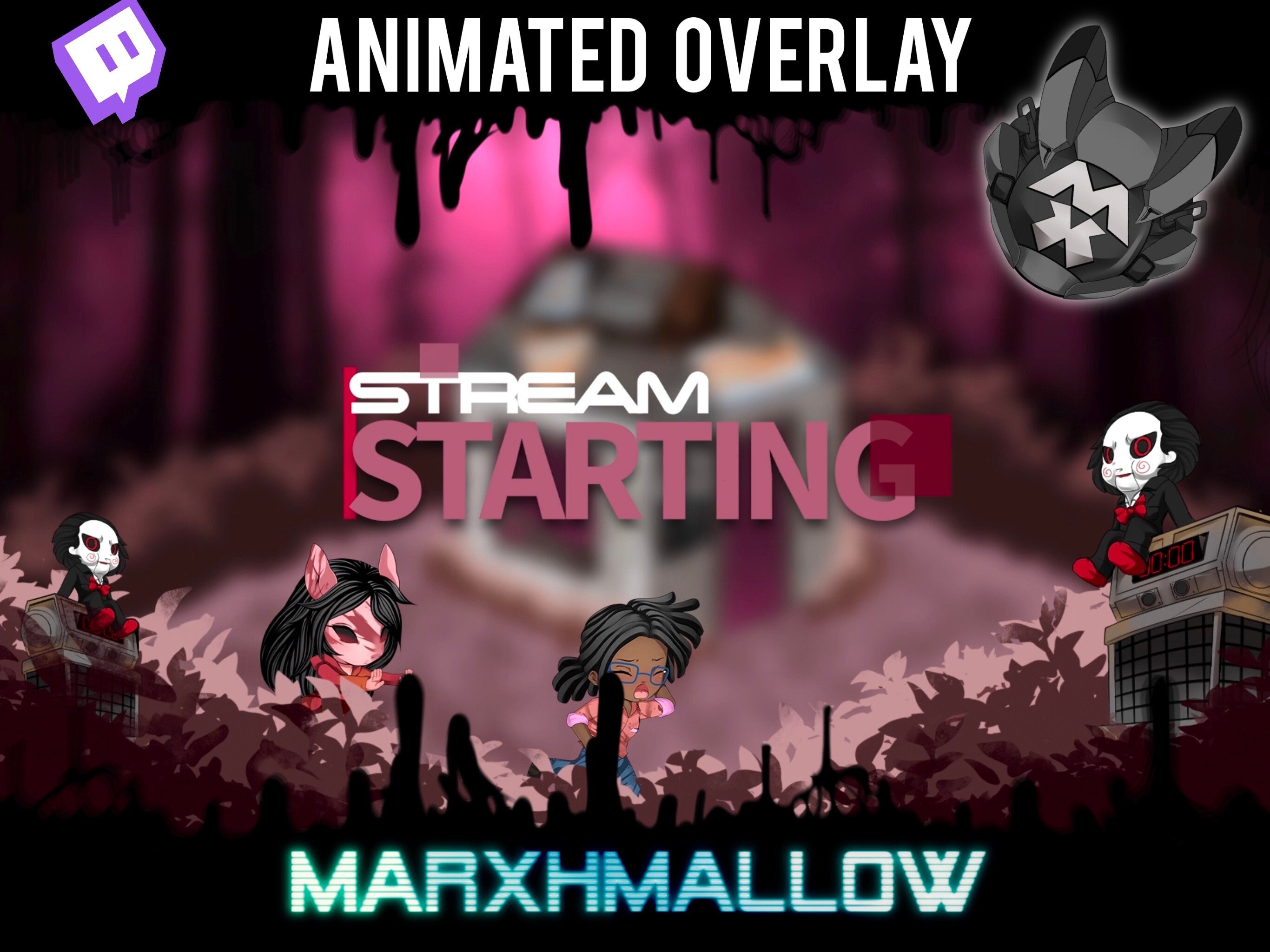 Animated Dead by Daylight Screens Amanda Young Aka the Pig and - Etsy ...