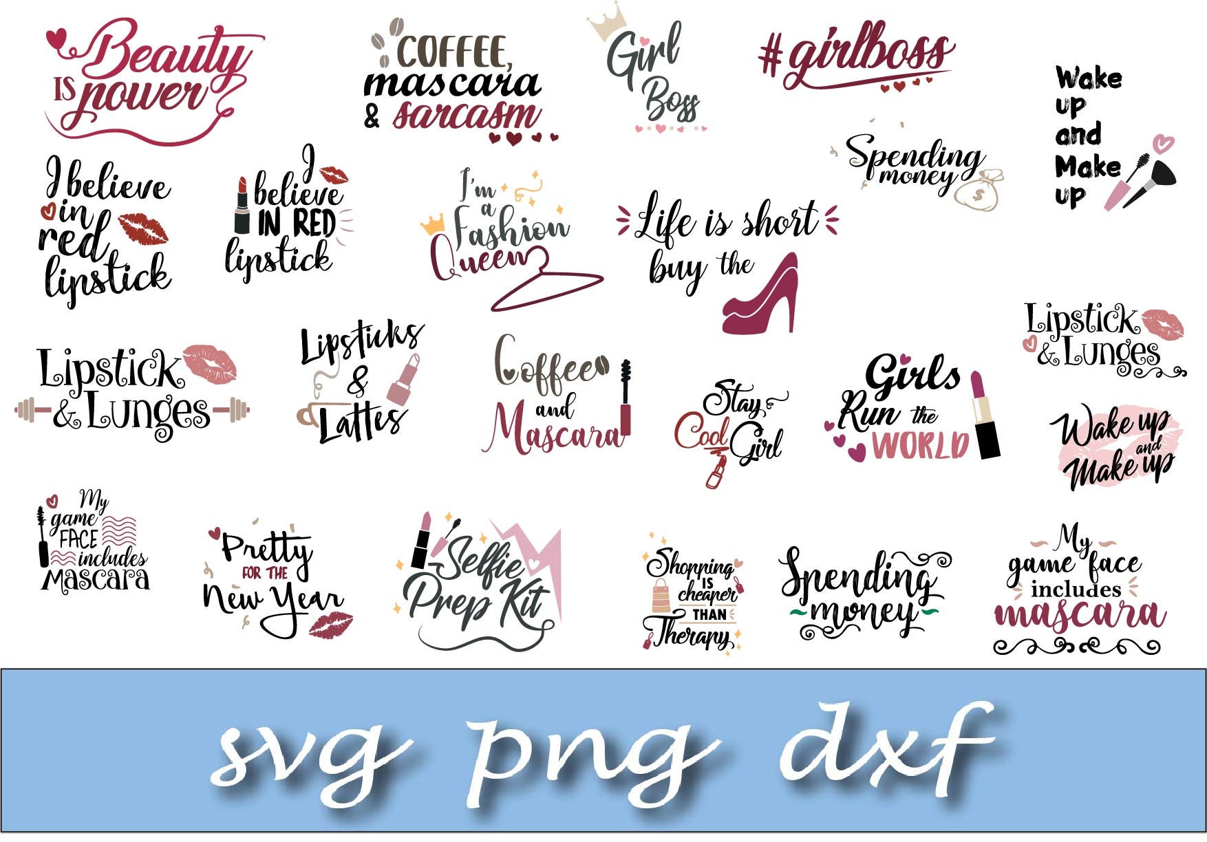 80+ Beauty Quotes Svg Png Dxf - Etsy