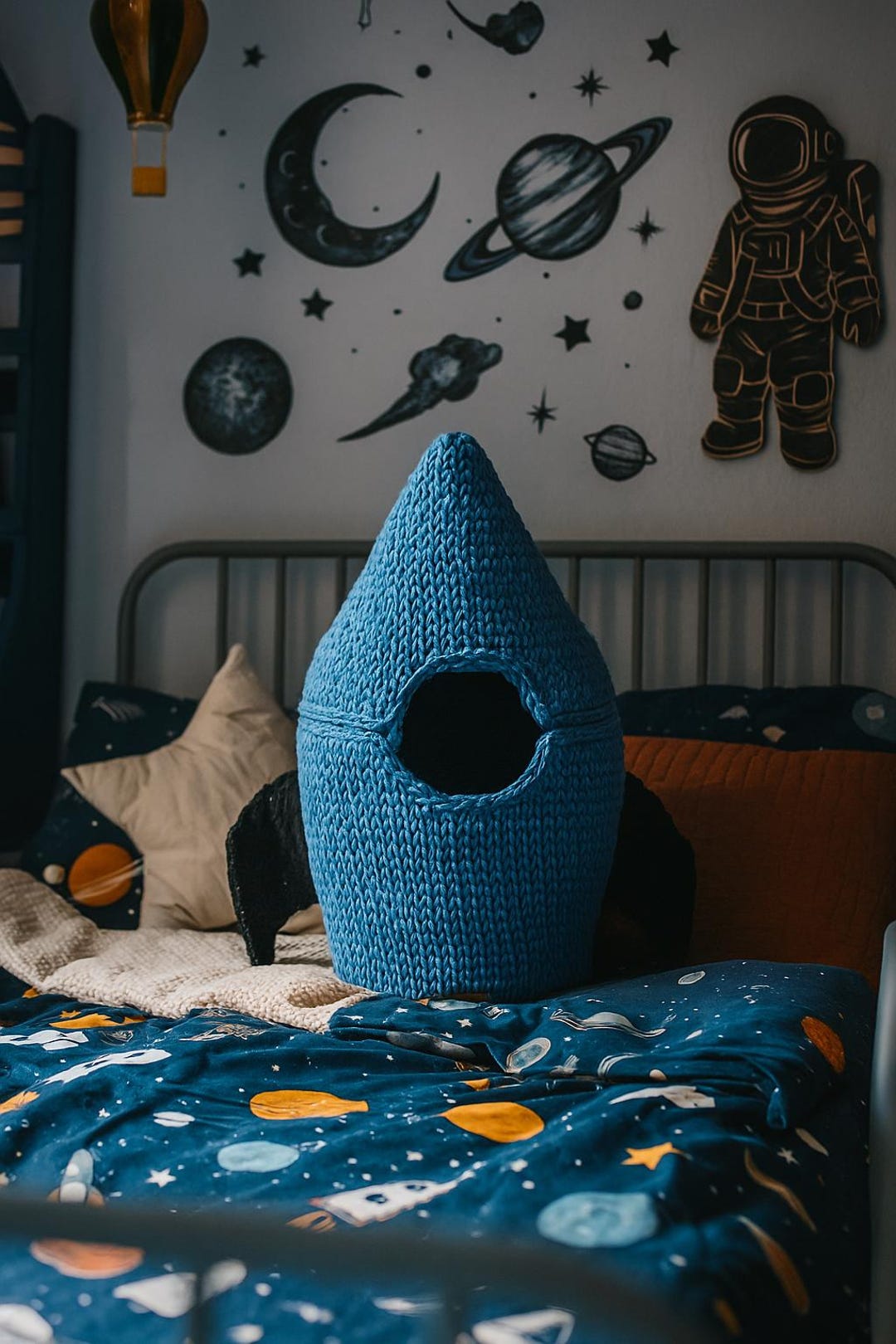 Rocket Nursery Hamper, Nursery Ideas, Space Rocket Cotton Basket ...