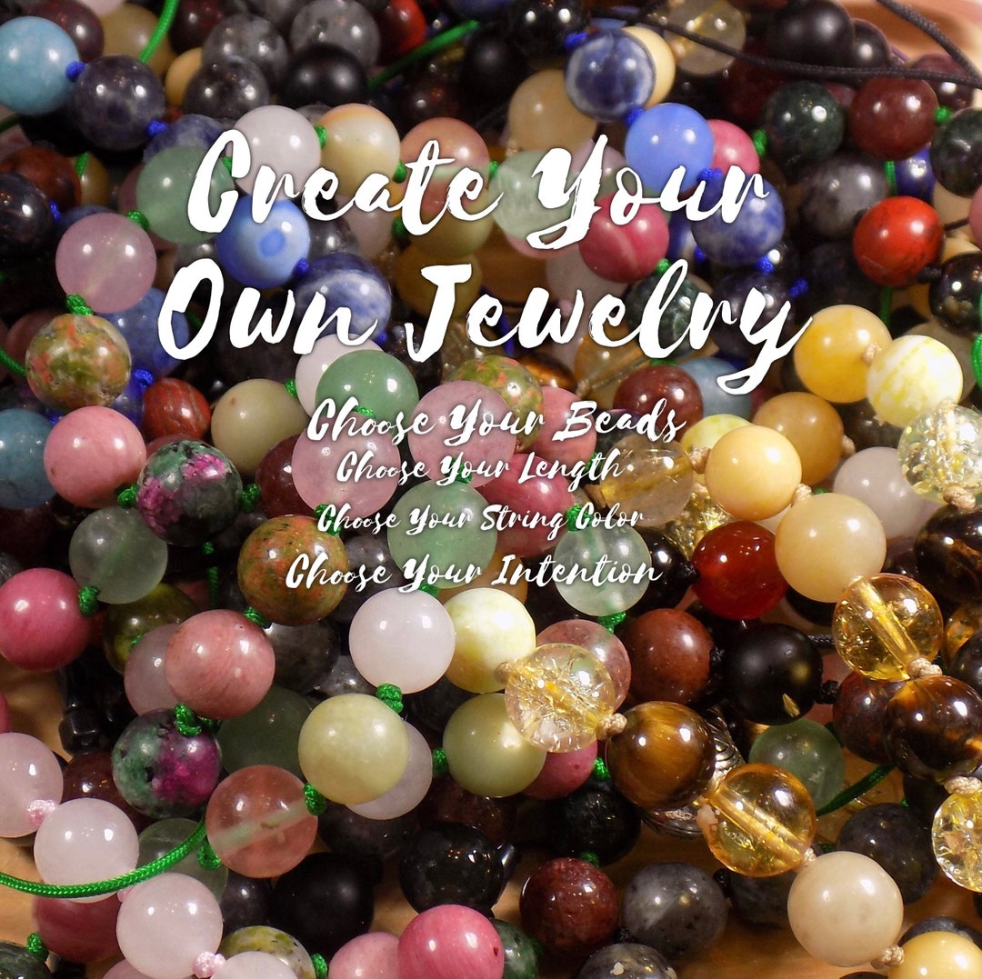 Custom Beaded Necklaces - Etsy