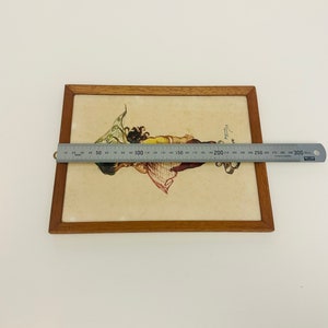 Brownie Downing Indigenous Young Girl, 19cm X 26cm Wooden Framed Print ...