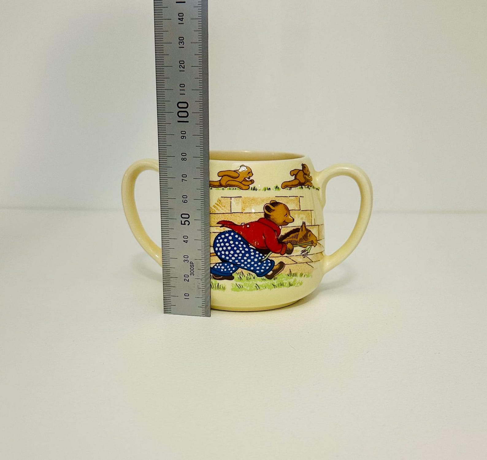 Sylvac Ceramics - Teddy Bear Running Series, Children’s Double Handled ...