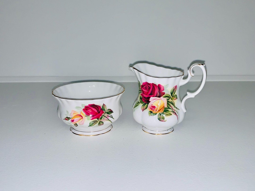 Royal Albert - Kings Ransom, Small Sugar and Creamer. First Quality ...