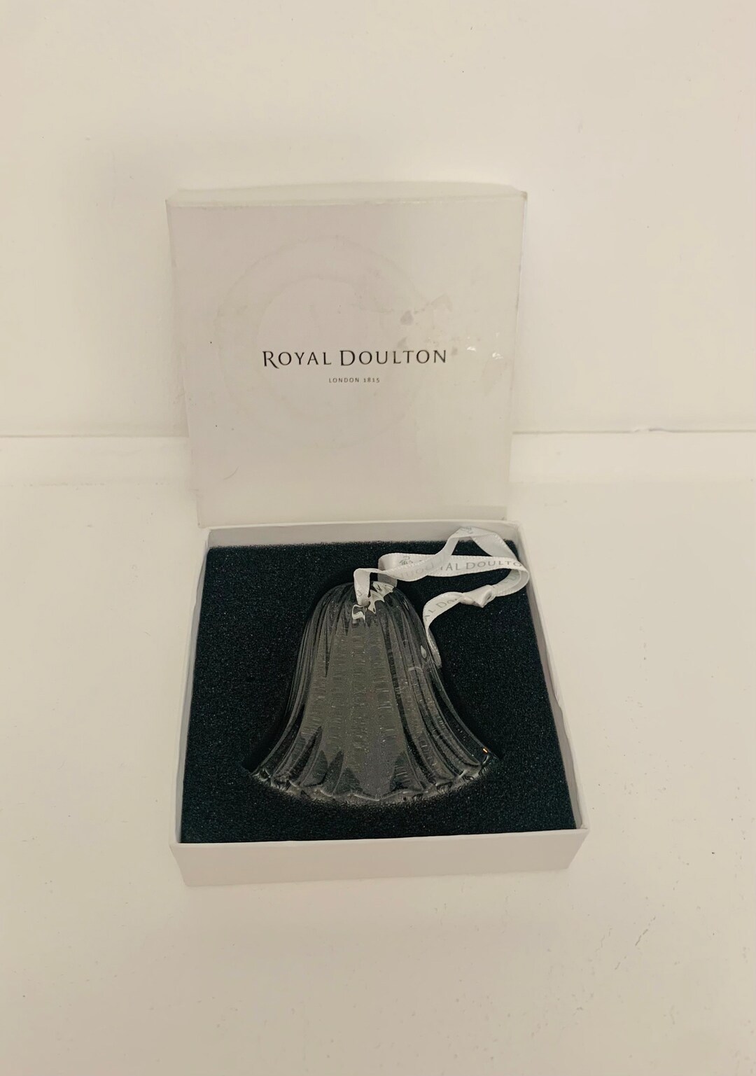 Royal Doulton - Crystal Bell, Hanging Christmas Ornament in Original ...