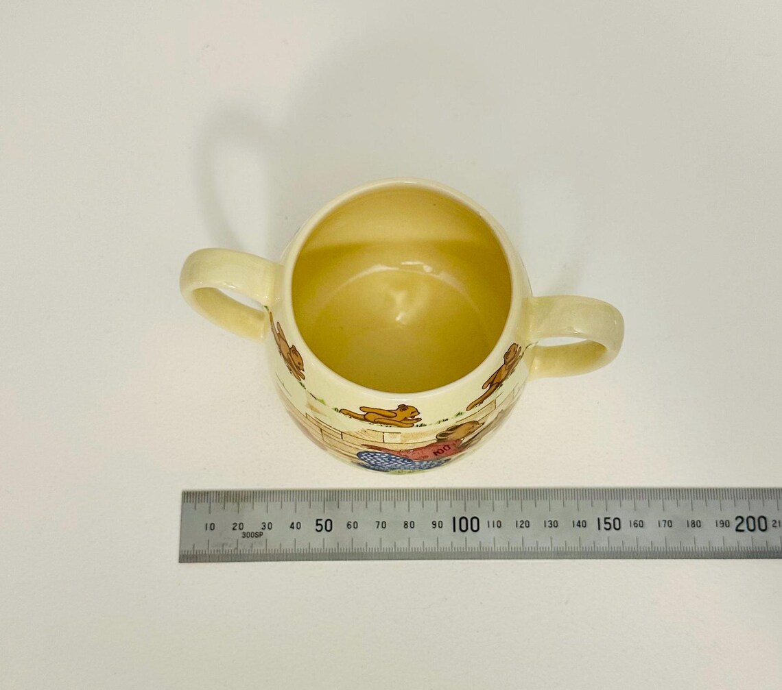 Sylvac Ceramics - Teddy Bear Running Series, Children’s Double Handled ...