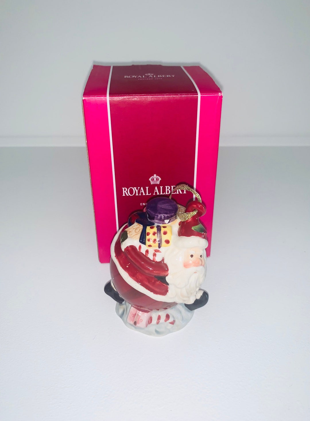 Royal Albert Santa Claus 3 Boxed Hanging Christmas Ornament - Etsy
