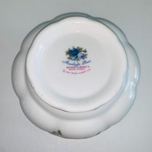 Royal Albert - Moonlight Rose, Large Open Sugar Bowl & Creamer / Milk ...