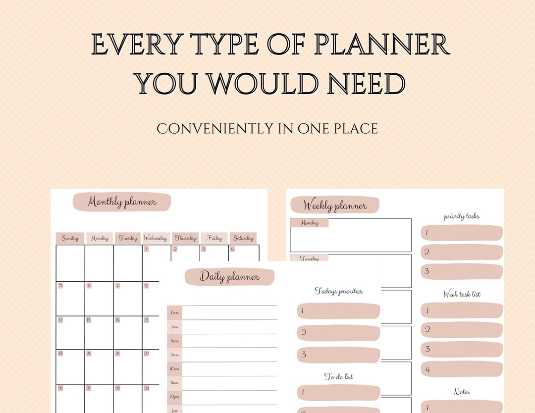 Organizing Templates - Etsy