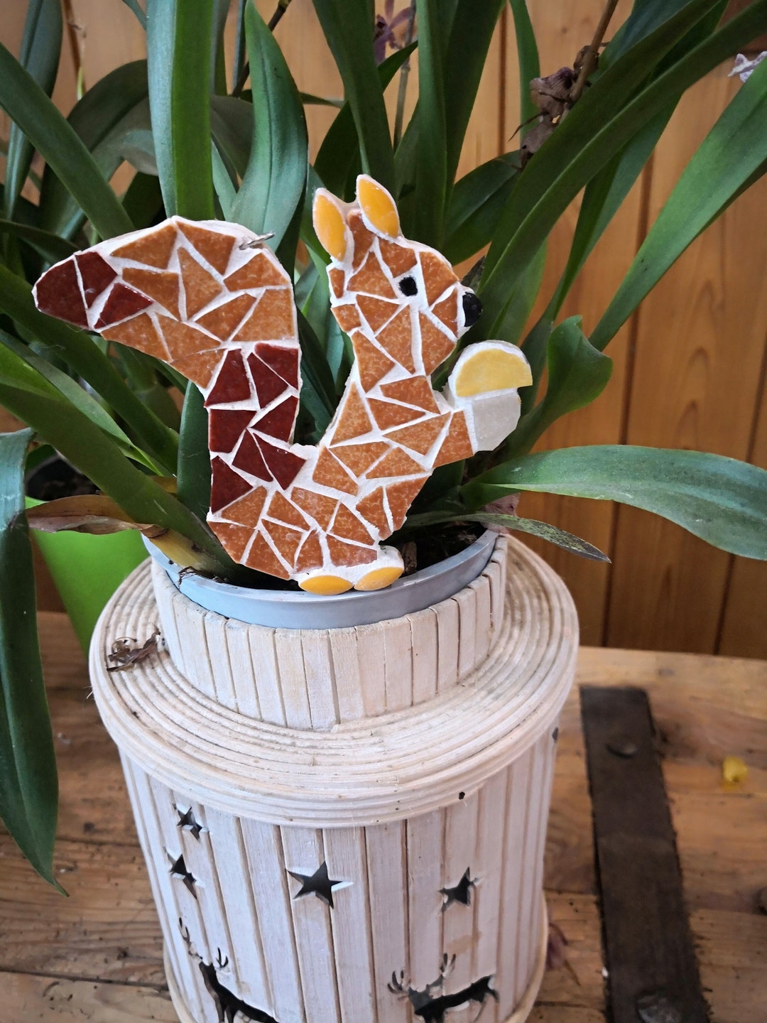 Diy-do It Yourself Mosaic Kit Squirrel Key Ring - Etsy