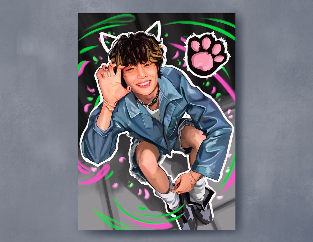 Stray Kids Kitty Paw Innie Photo Print - Etsy