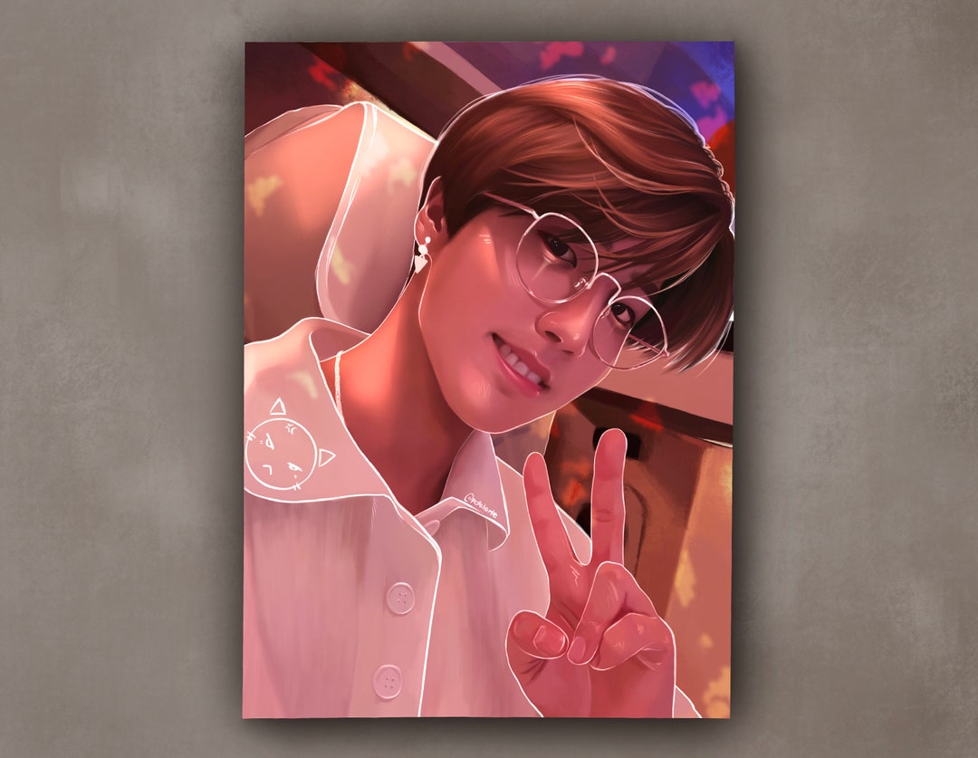 Stray Kids Neon Lights Han Jisung Photo Print - Etsy UK