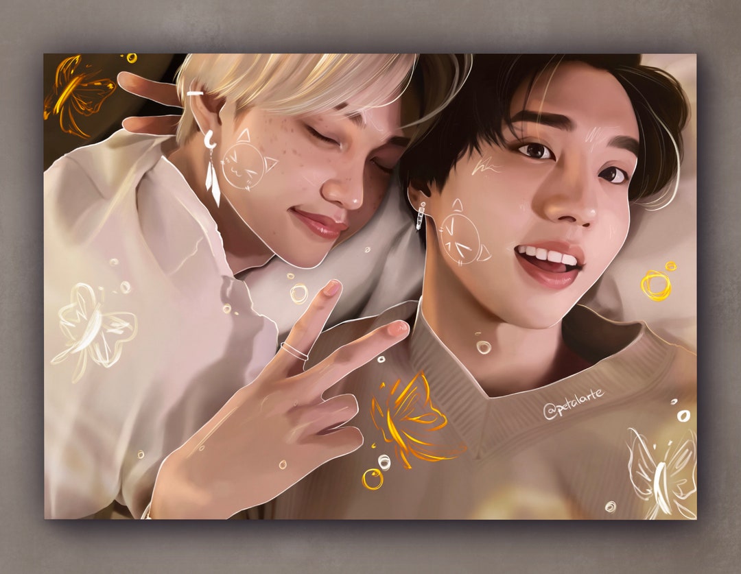 Stray Kids Soft Fall Hanlix Photo Print - Etsy