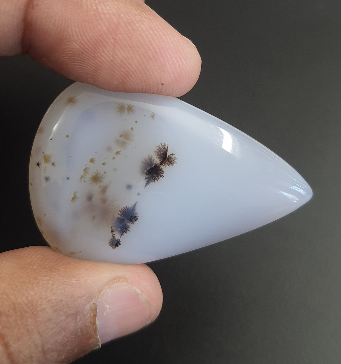 Natural Dendrite Agate Stone Mix Shape Cabochons 50X30 to | Etsy