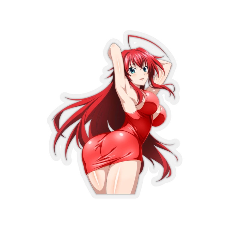 Rias Gremory High School Dxd Anime Waifu Kiss Cut Stickers Etsy
