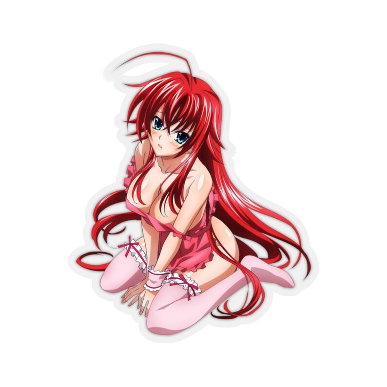 Rias Gremory High School Dxd Anime Waifu Kiss Cut Stickers Etsy