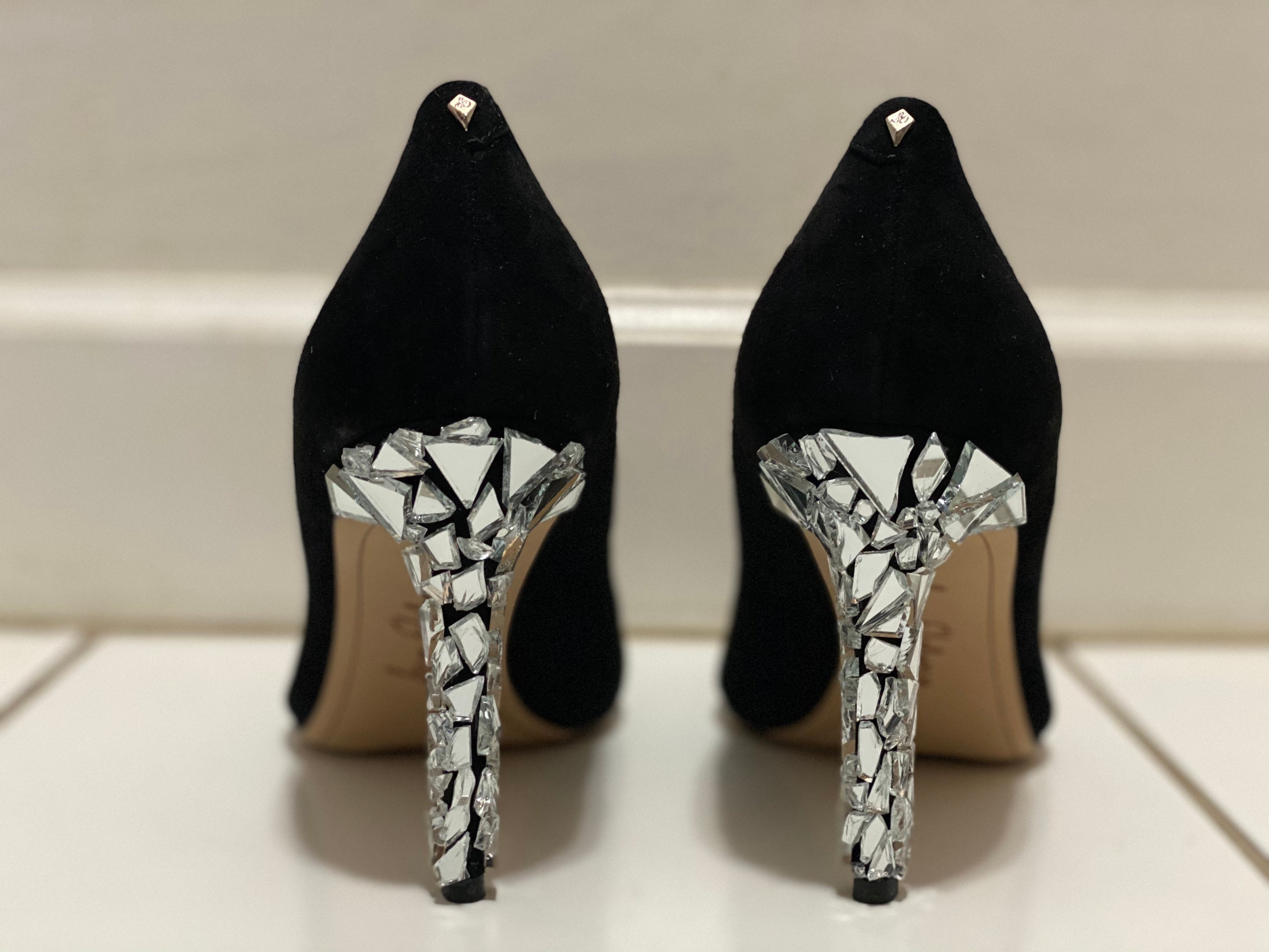 Through the Looking Glass Shattered Mirror Mosaic Heels - Etsy