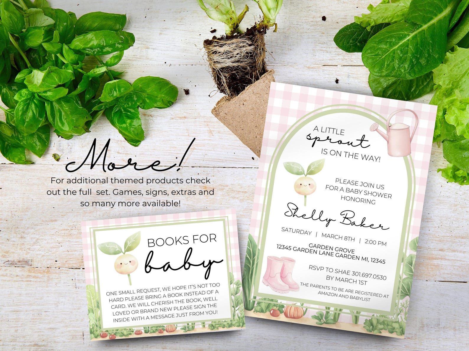Little Sprout Baby Shower Word Scramble Game (PDF) - Etsy