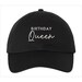 Birthday Queen Baseball Cap, Birthday Hat, Birthday Babe Hat, Birthday ...