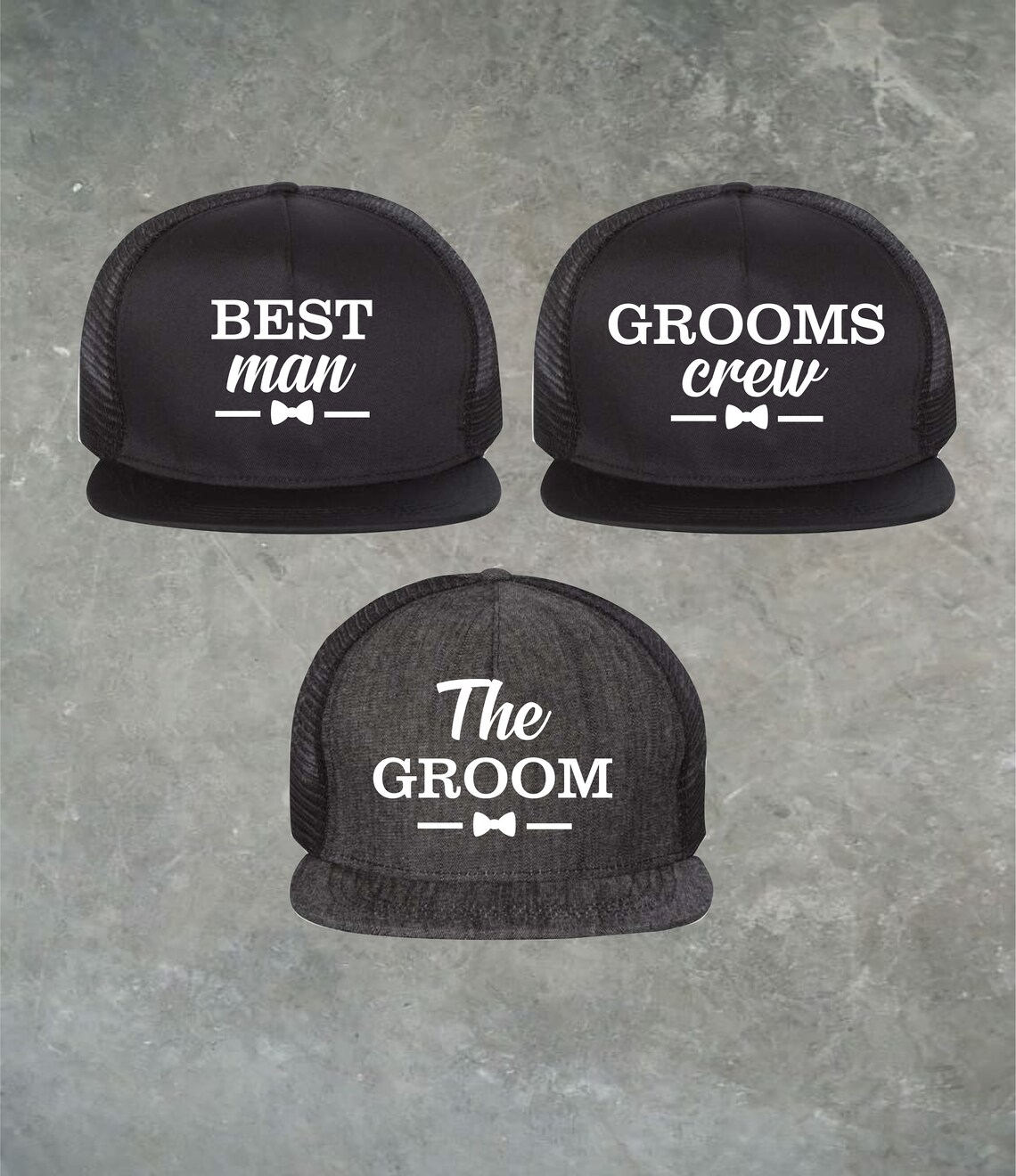Groom Hat, Groomsmen Hats, Bachelor Party Hats, Best Man Trucker Hat ...