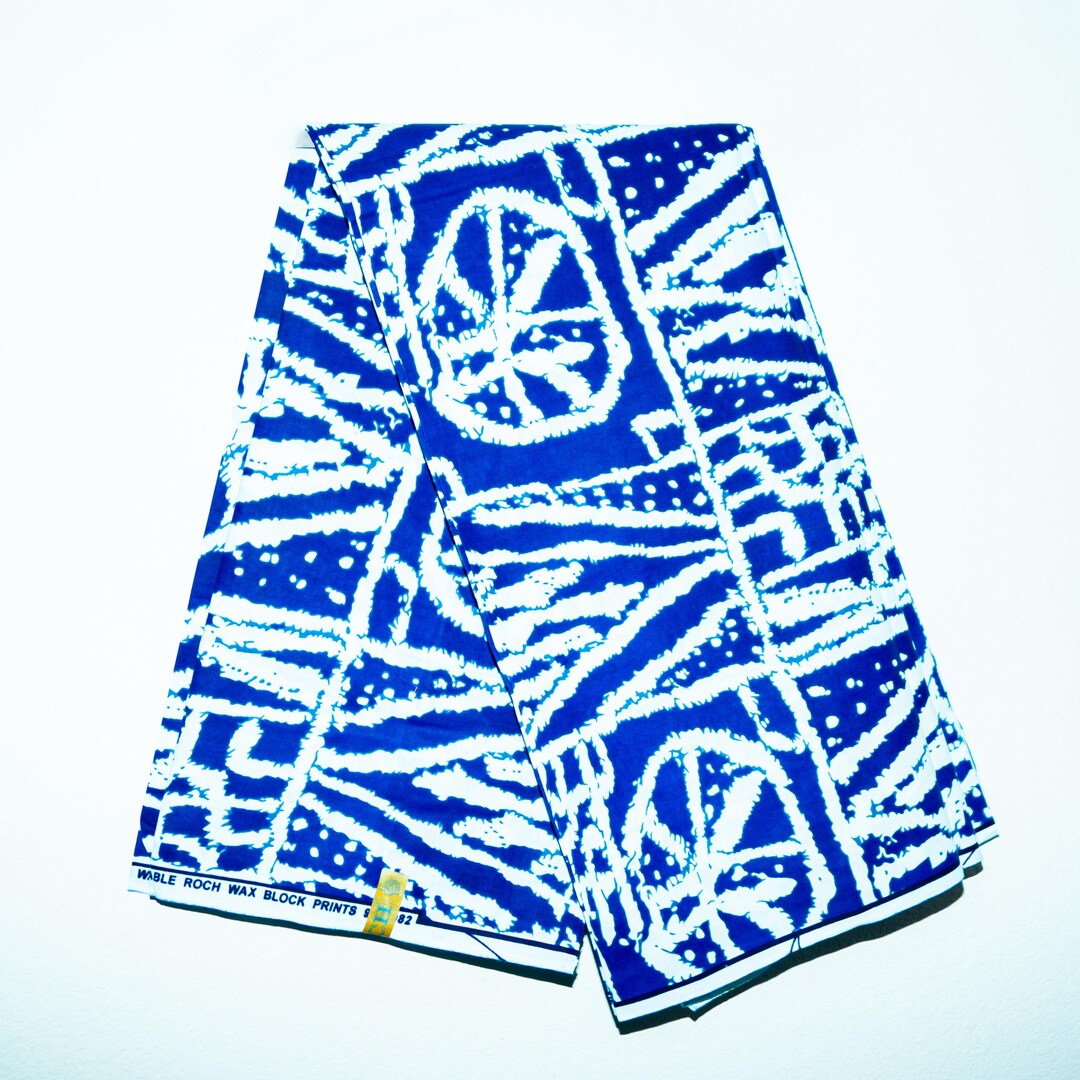 Authentic Bamileke Ndop Fabric: African Tribal Print Cotton by the Yard ...