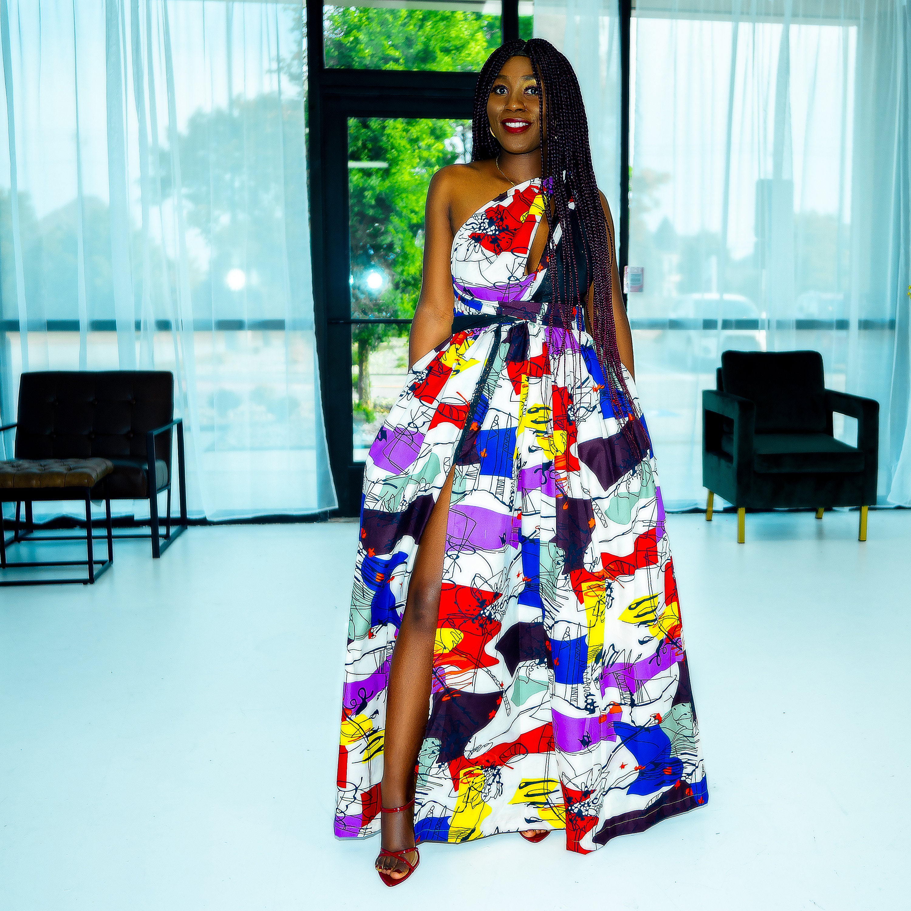 African Print Infinity Dress Ankara Infinity Maxi Dress - Etsy