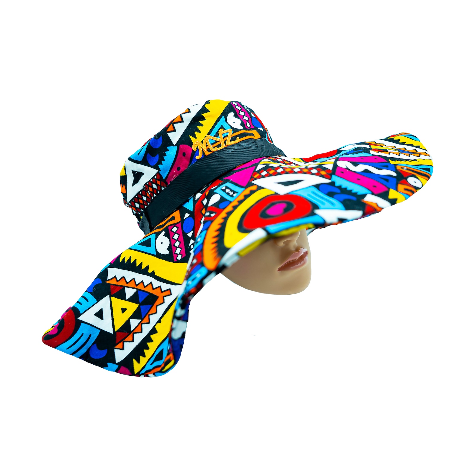 African Print Sun Hat: Reversible Wide Brim Cotton Beach Hat - Etsy