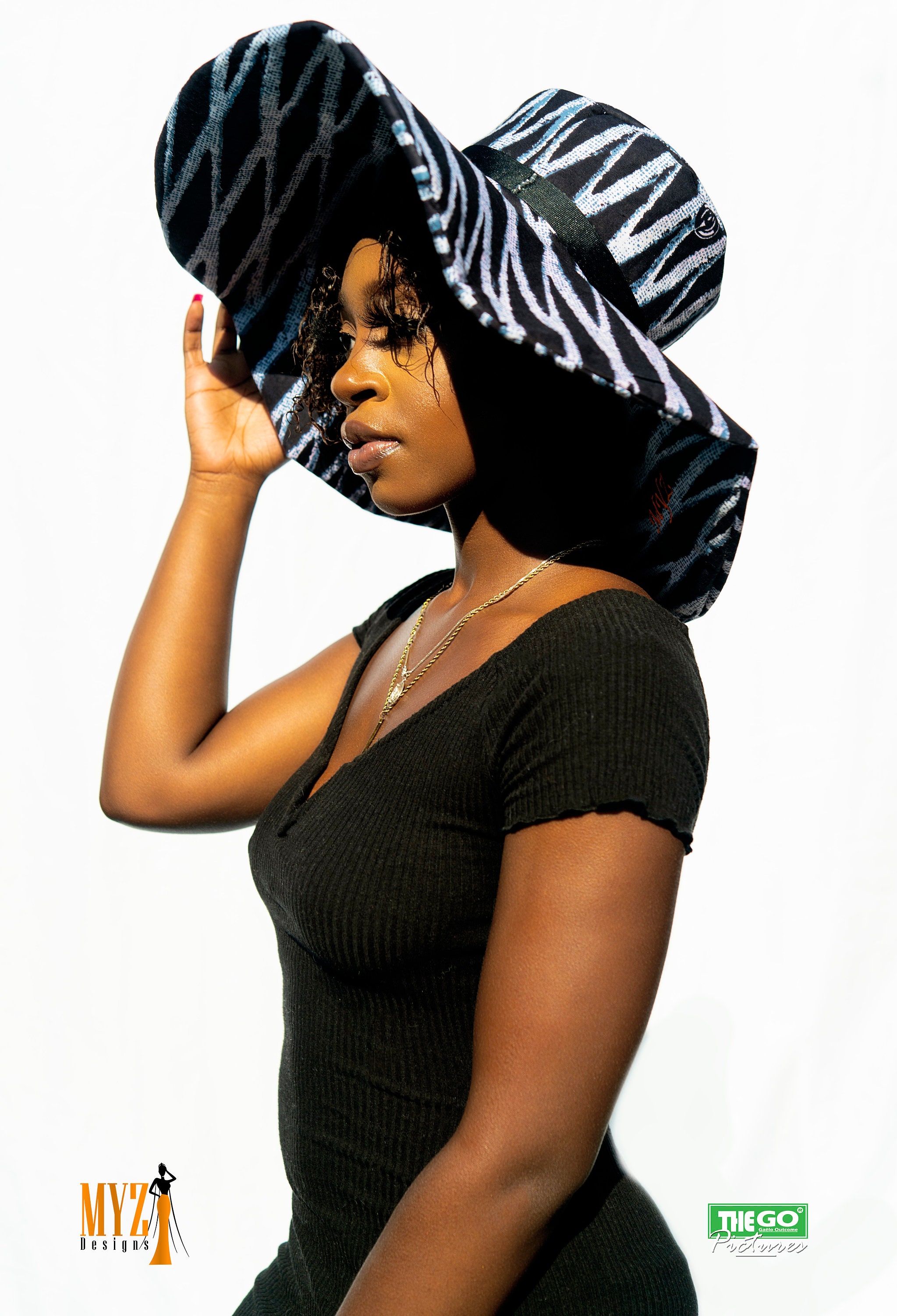 Women's African, Ankara, Atoghu Fabric Sun Hat 100% Cotton, Reversible ...