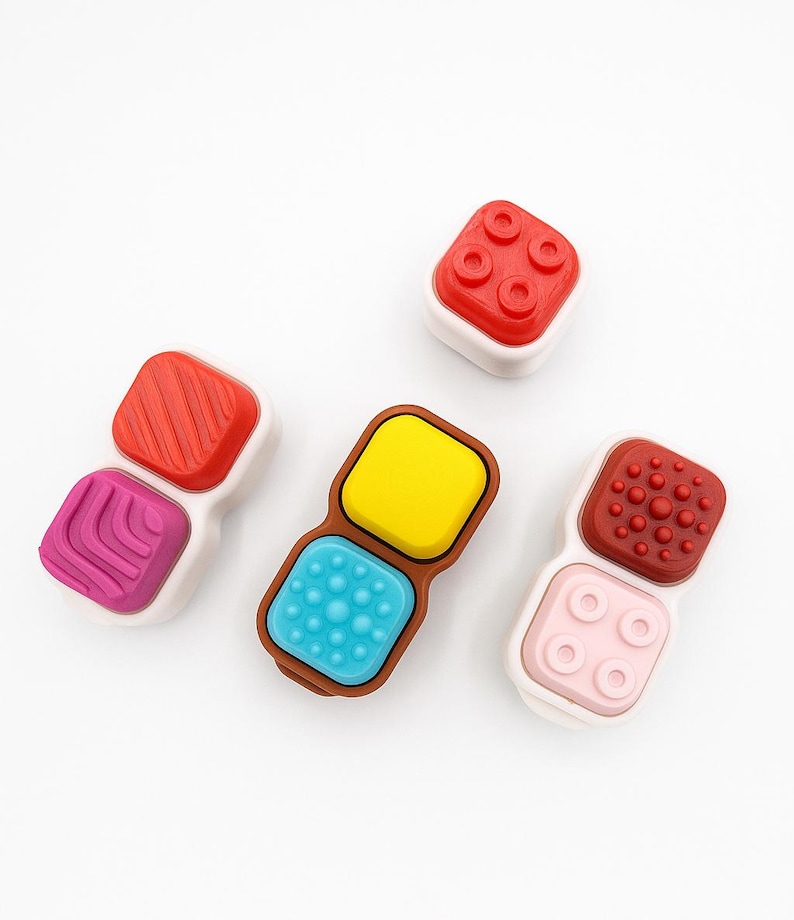 Tetris Fidget Clicker Keychain: 3D Printed Mechanical Switch Stim Toy ...