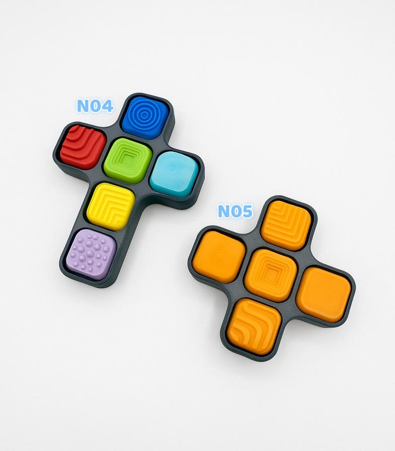 Tetris Fidget Clicker Keychain: 3D Printed Mechanical Switch Stim Toy ...