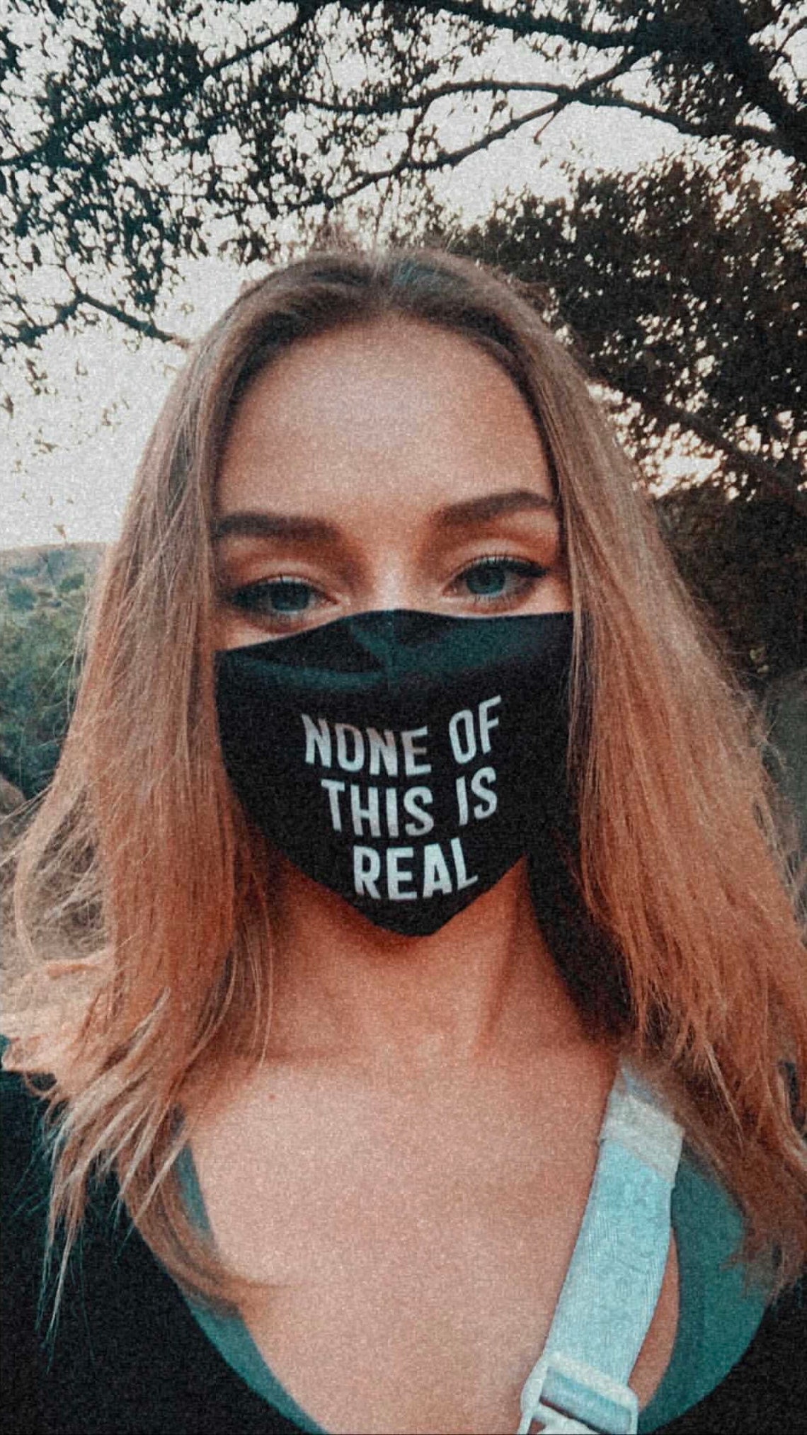 None of This is Real Face Mask Cover for Men and Women, Handmade ...