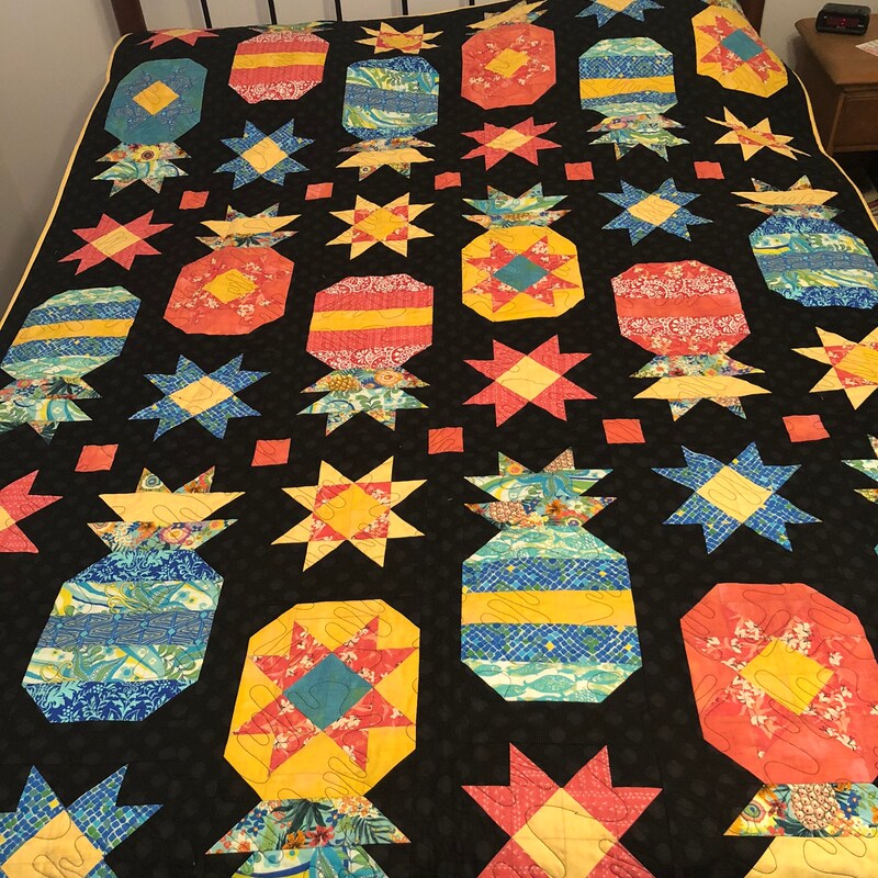 Pineapple Quilt - Etsy