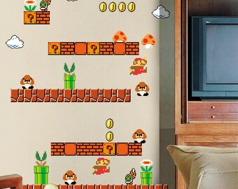 Super Mario Decal | Etsy