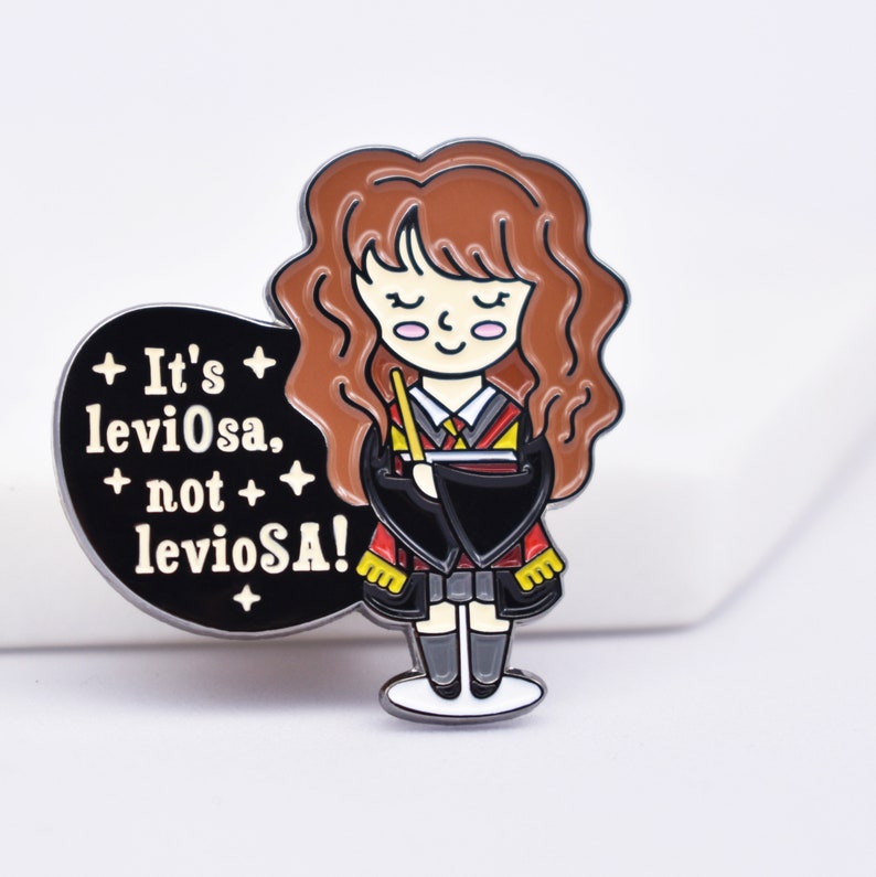 Hermione Soft Enamel Pin Etsy