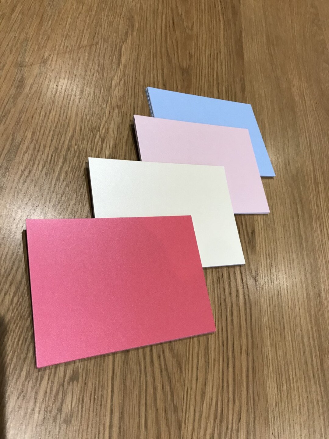 Pearlescent Card A6 320gsm Assorted Colours Pack of 12 Sheets - Etsy