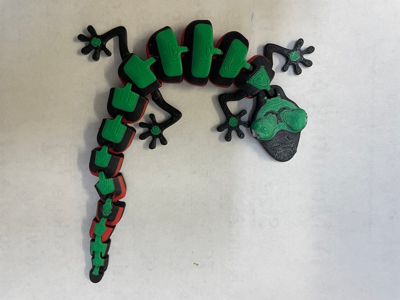 Articulated Lizard Fidget Toy - Etsy