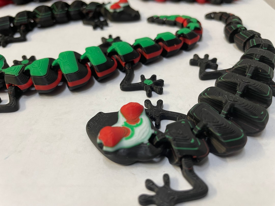 Articulated Lizard Fidget Toy - Etsy
