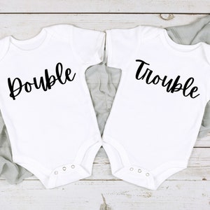 Twins Pregnancy Announcement Double Trouble| Twins Baby Announcement ...