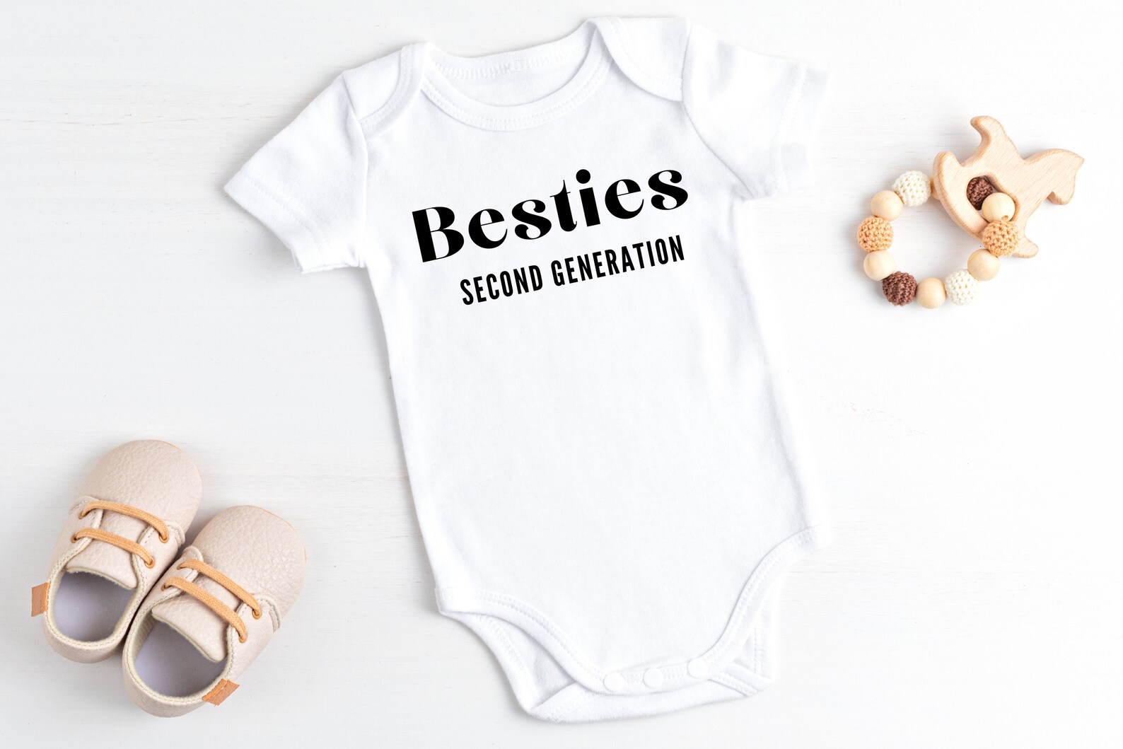Besties Second Generation Matching Bodysuits Best Friends - Etsy