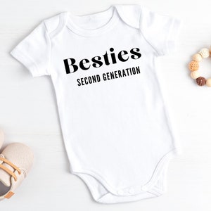 Besties Second Generation Matching Bodysuits | Best Friends Forever Matching Outfits | Newborn ...