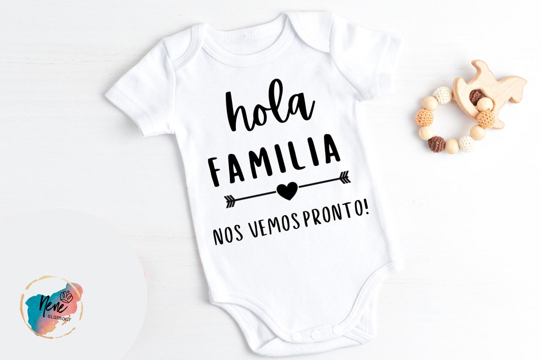 Hola Familia Nos Vemos Pronto! Pregnancy Announcement in Spanish ...