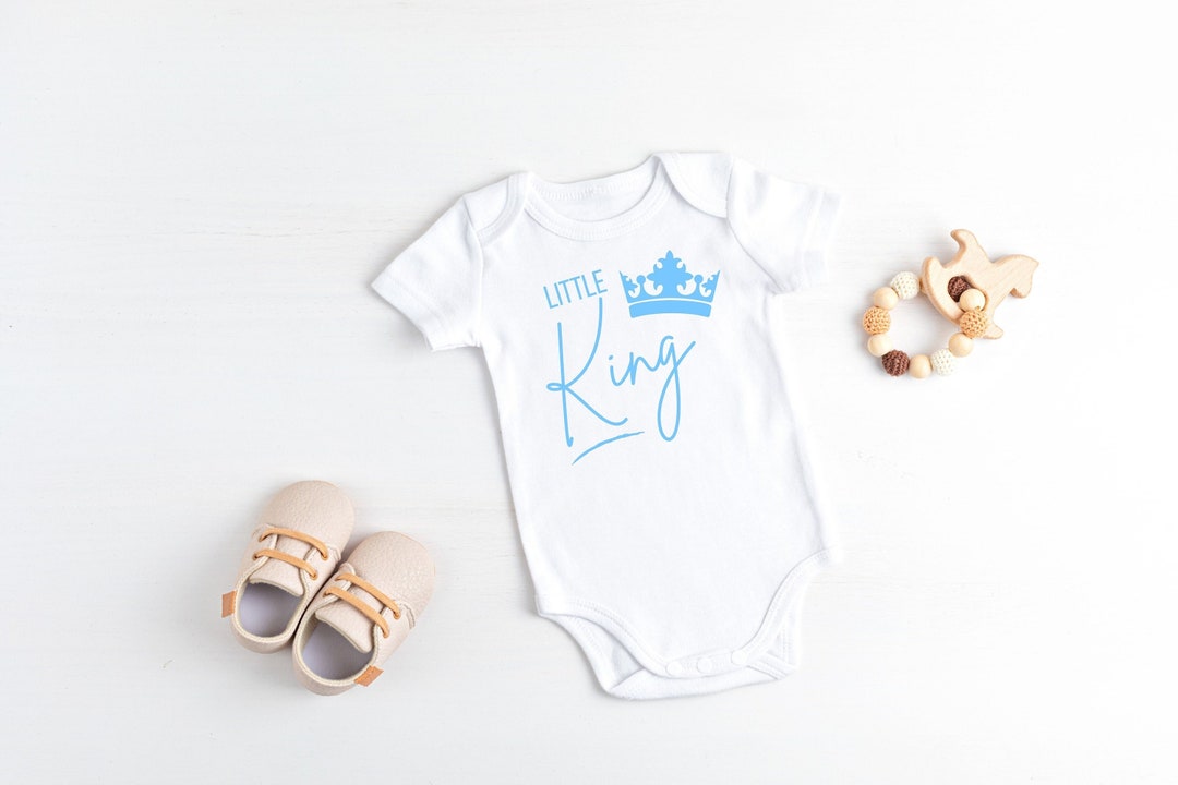 Little King/queen Baby Bodysuit | Gender Reveal Boy or Girl Bodysuit ...