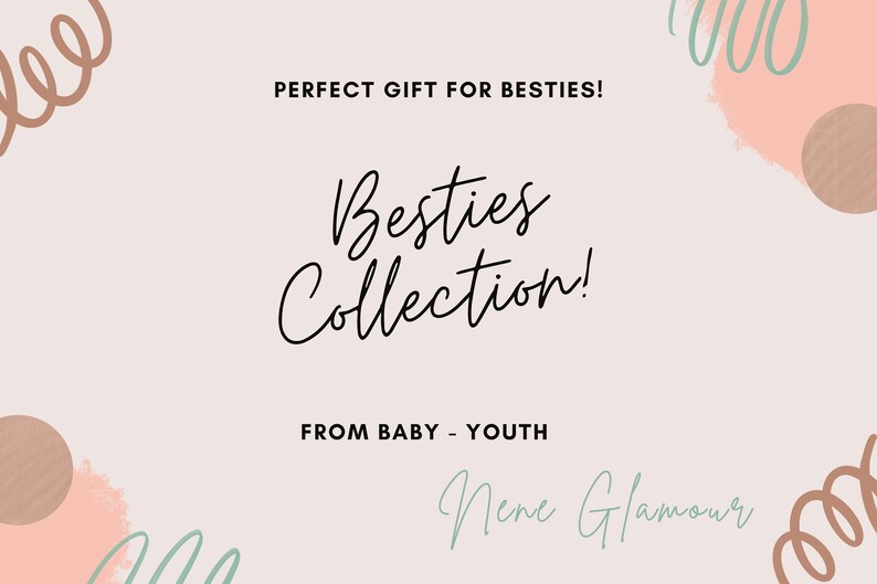 Besties Second Generation Matching Bodysuits Best Friends - Etsy