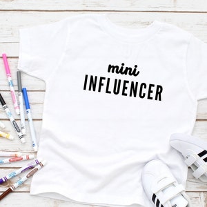 Mini Influencer Shirt for Babies MOM Manager to Influencer and Mini ...