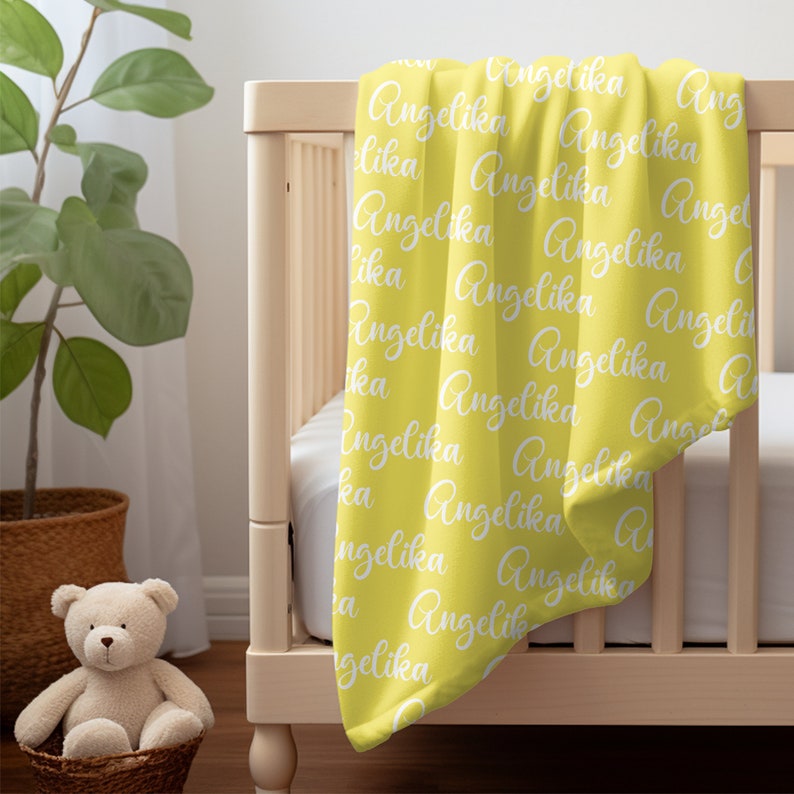 Personalized Swaddle With Baby's Name, Swaddle Blanket With Baby's Name ...