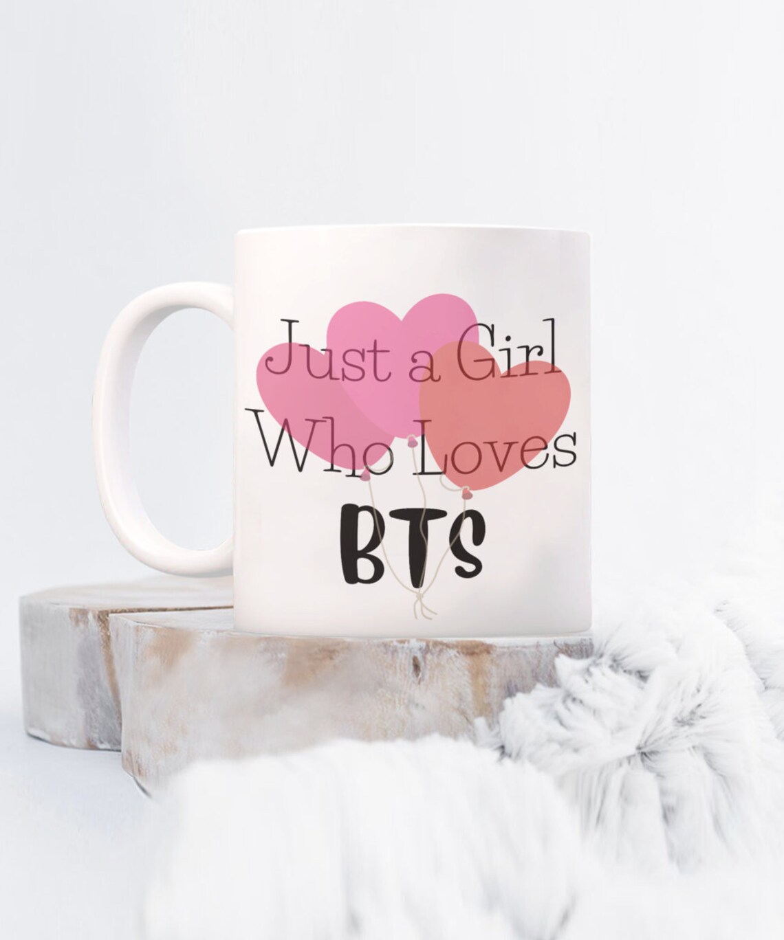 BTS Coffee Mug Bts Gifts Just a Girl Who Loves BTS 11oz and - Etsy