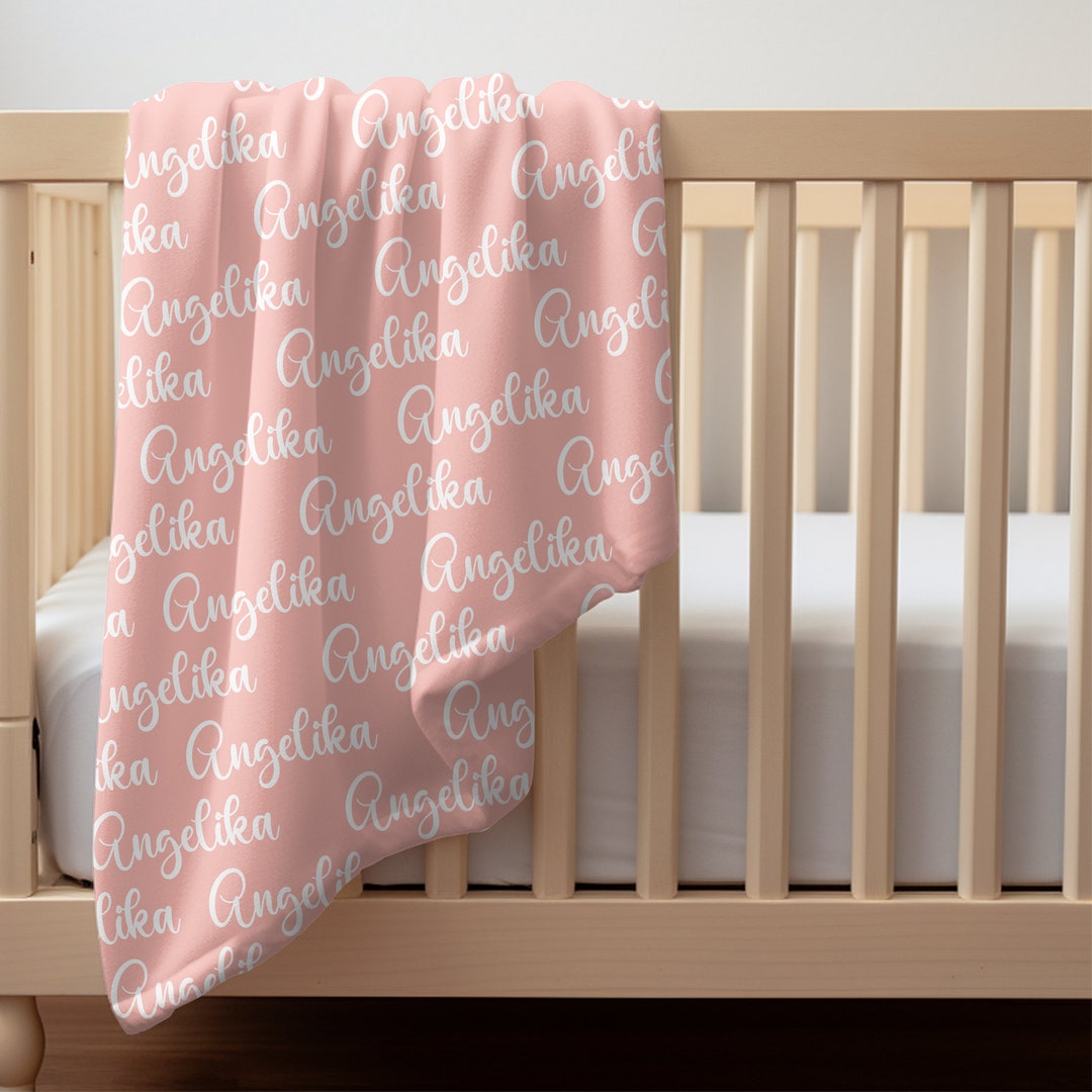 Personalized Swaddle With Baby's Name, Swaddle Blanket With Baby's Name ...