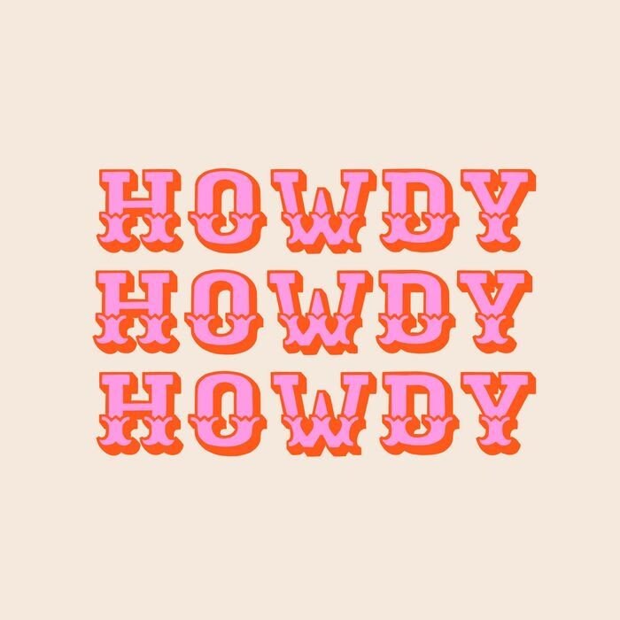 Glamour pink western girl/Cowgirl Country girl Space Cowgirl | Etsy