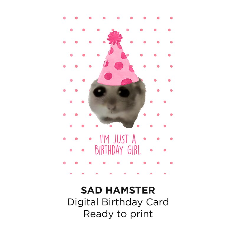 Hamster Birthday - Etsy