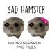 Sad Hamster Meme Images | Watercolor PNG With Transparent Background ...